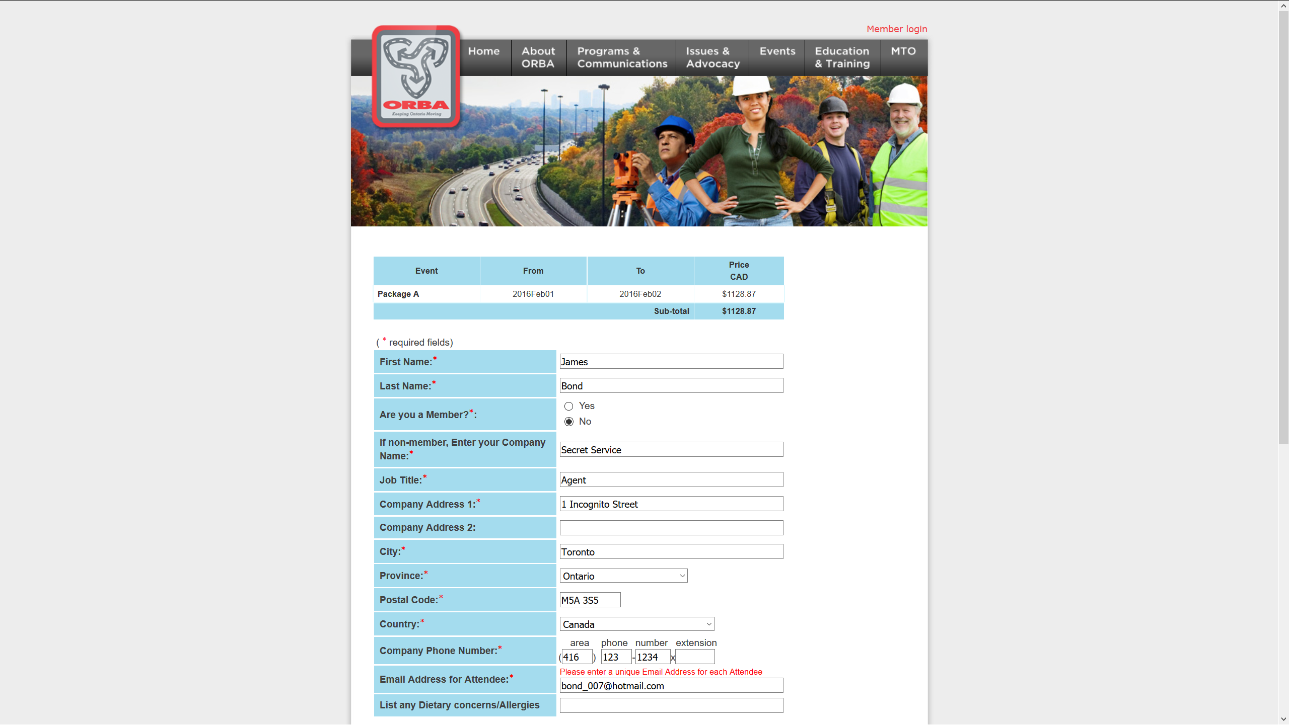 Conference Registration Software